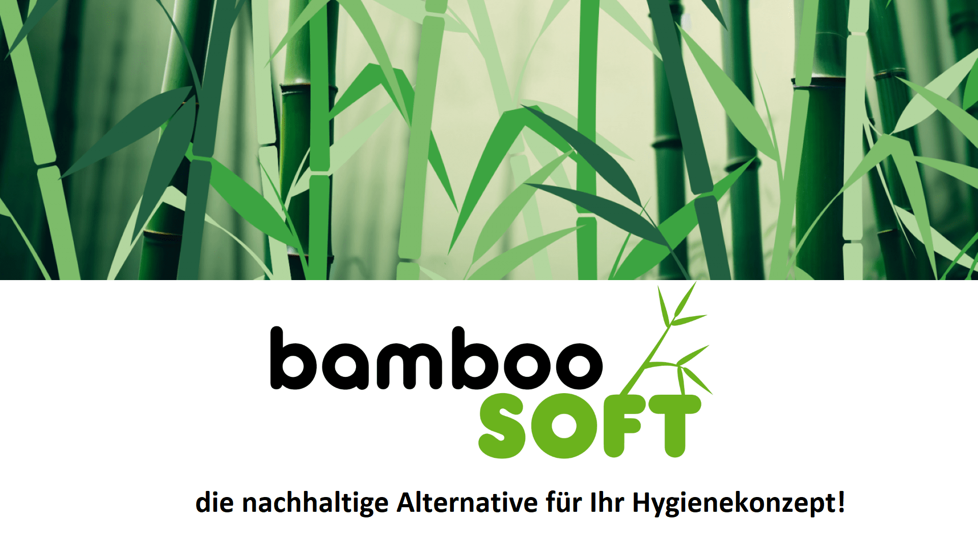 Bamboo soft - die nachhaltige Alternative für Ihr Hygienekonzept! | Gebr. Bühler AG Zürich